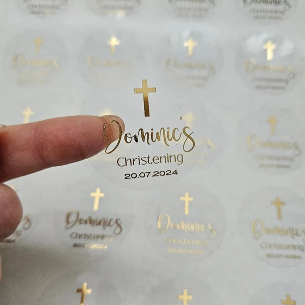 Christening Labels – Rial & Co